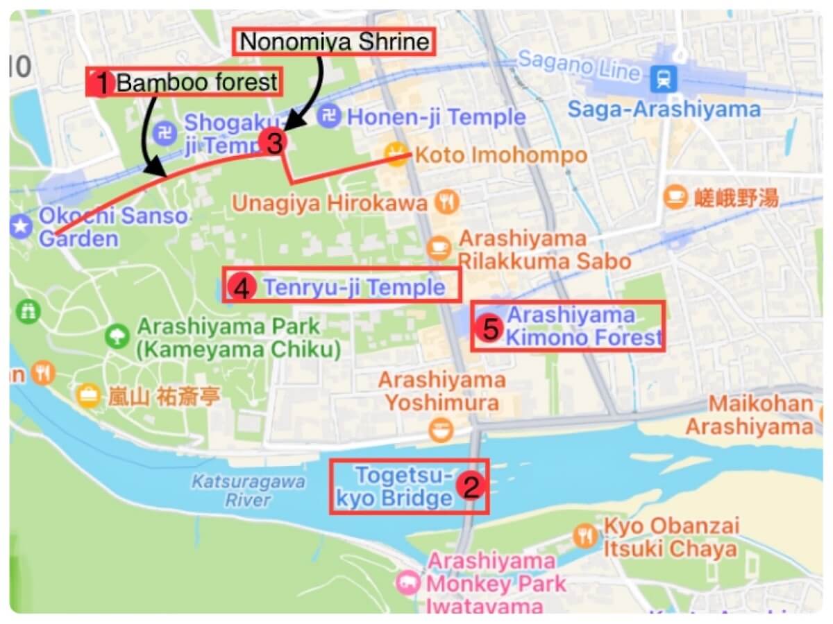 Explore Arashiyama to your heart’s content! 〜part 1〜