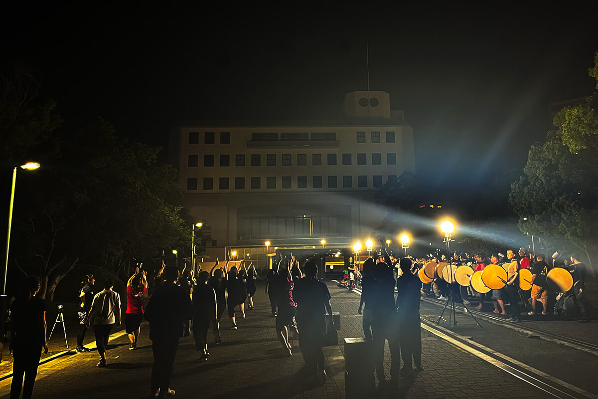 A Summer Evening Stroll Along the River, Feeling the Spirit of Awa Odori