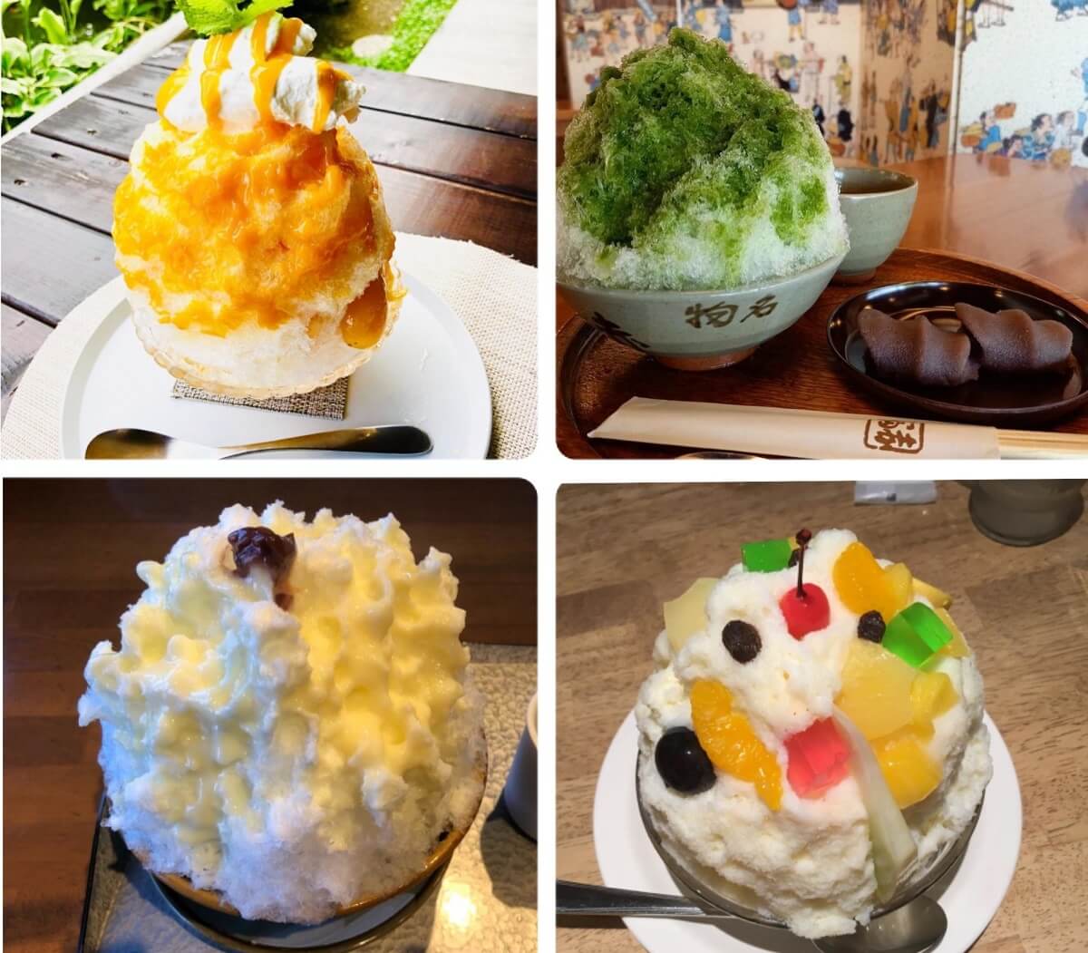 Cooling down with some Japanese desserts for summer