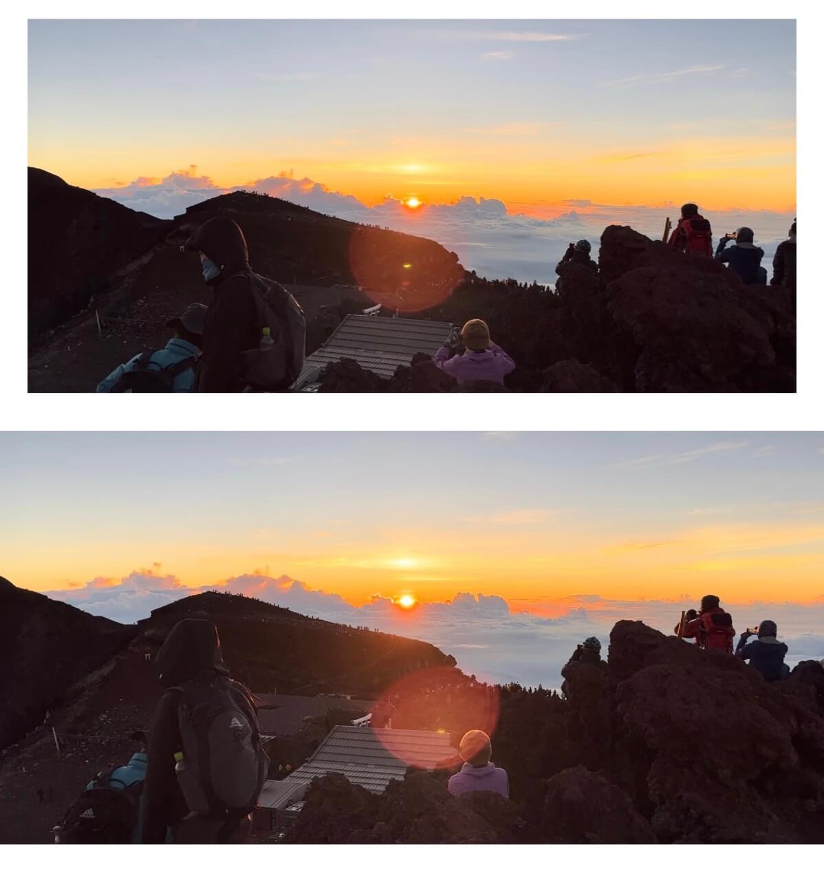 Climbing Mt. Fuji -Fujinomiya route-